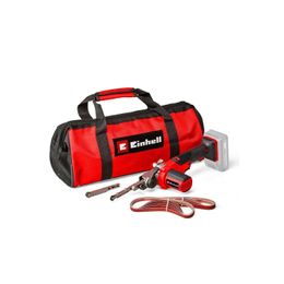 Einhell Akku-Bandfeile TE-BF 18 Li-solo, max. 1700 U/min, (Packung, 16 tlg), ohne Akku, rot