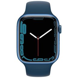 Apple Watch (Series 6) 2020 GPS + Cellular 44 mm - Aluminium Blau - Sport loop Blau