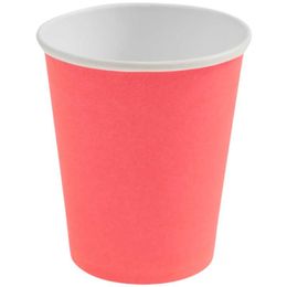 Rico Design Pappbecher NEON 8-teilig in pink