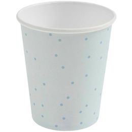 Rico Design Pappbecher PUNKTE 8-teilig in mint