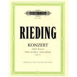 Konzert h-Moll op.35, Violine und Klavier, Klavierpartitur u. Violinstimme - Oskar Rieding, Geheftet