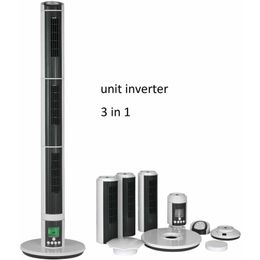 Maxxhome - Säulenventilator - Turmlüfter - Höhenverstellbar - Ventilator mit Fernbedienung - Weiß - white