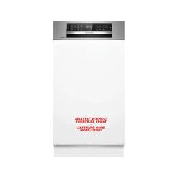 Bosch SPI6YMS14E Serie 6, Spülmaschine edelstahl, 45 cm, Home COnnect Nennkapazität: 10 Maßgedecke Lautstärke (Spülen): 43 dB