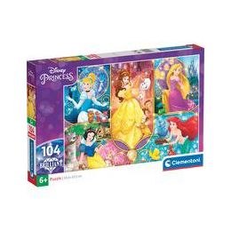 Clementoni Brilliant - Princess, Puzzle 104 Teile Teile: 104 Altersangabe: von 6 Jahren bis 8 Jahren