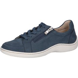 Caprice Climotion Sneaker, Rindsleder, Reißverschluss, für Damen, blau, 38