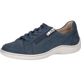 Caprice Climotion Sneaker, Rindsleder, Reißverschluss, für Damen, blau, 40