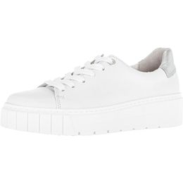Gabor® Sneaker, Plateau, Leder, für Damen, weiß, 40