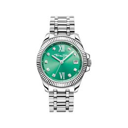 Thomas Sabo Damenuhr Divine Green mit Zifferblatt in Grün silberfarben