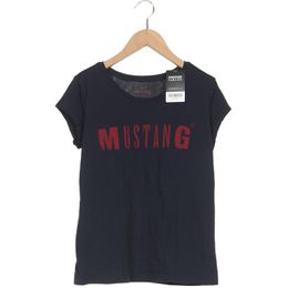 Mustang Damen T-Shirt, marineblau, Gr. 34
