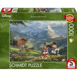 Schmidt Spiele Disney, Mickey & Minnie in den Alpen (Puzzle)