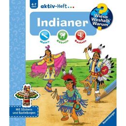 RAVENSBURGER VERLAG Wieso? Weshalb? Warum? aktiv-Heft: Indianer - Dominique Conte, Kartoniert (TB)