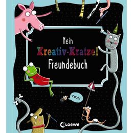 Loewe Verlag Mein Kreativ-Kratzel Freundebuch, Kartoniert (TB)
