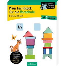 Ars Edition Mein Lernblock für die Vorschule - Erste Zahlen - Hannah Lang, Kartoniert (TB)