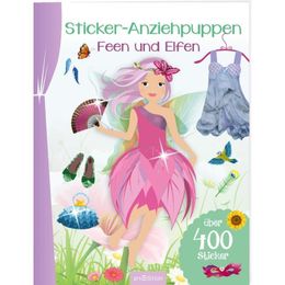 Ars Edition Sticker-Anziehpuppen - Feen und Elfen, Geheftet