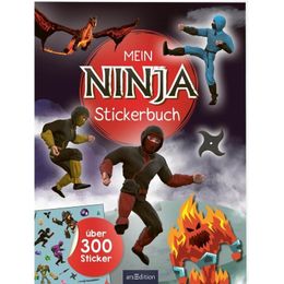 Ars Edition Mein Ninja-Stickerbuch, Kartoniert (TB)
