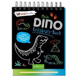 Ars Edition Mein Dino-Kritzkratz-Buch, Kartoniert (TB)