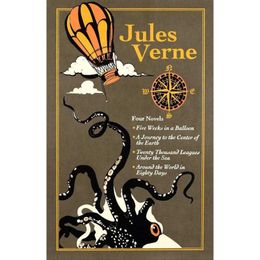 Four Novels - Jules Verne, Leder