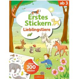 Ars Edition Erstes Stickern - Lieblingstiere, Kartoniert (TB)