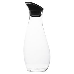 Gimex Karaffe mit Deckel 1 Liter, schwarz