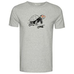 Greenbomb - Animal Turtle Roll On Guide - T-Shirts - T-Shirt Gr L grau