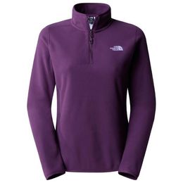 The North Face - Women's 100 Glacier 1/4 Zip - Fleecepullover Gr XS lila