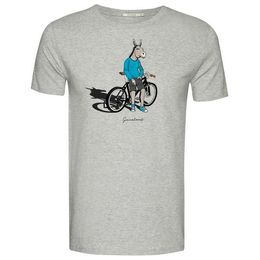 Greenbomb - Animal Donkey Bike Guide - T-Shirts - T-Shirt Gr S grau