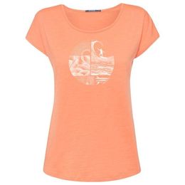 Greenbomb - Women's Nature Surf Circle Cool - T-Shirts - T-Shirt Gr L rot