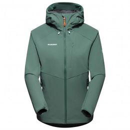 Mammut - Women's Ultimate Comfort Softshell Hooded Jacket - Softshelljacke Gr XS türkis