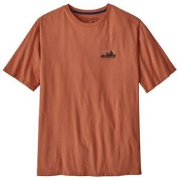 Patagonia - 73 Skyline Organic T-Shirt - T-Shirt Gr XS rot