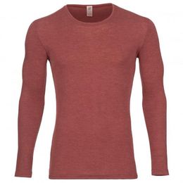 Engel - Shirt L/S - Merinounterwäsche Gr 46/48 rot