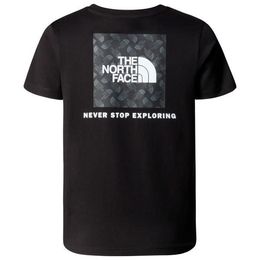 The North Face - Boy's S/S Redbox Tee with Back Box Graphic - T-Shirt Gr L schwarz
