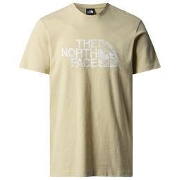 The North Face - S/S Woodcut Dome Tee - T-Shirt Gr M beige