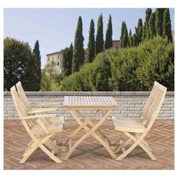 siena GARDEN Gartensessel Paleros (Set, 6-St), braun