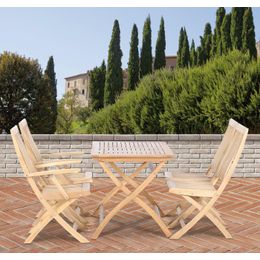 siena GARDEN Gartensessel Paleros, Akazienholz, klappbar, beige