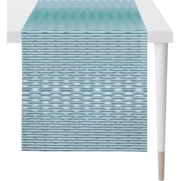 Apelt Tischläufer 3909 OUTDOOR, Sommerdeko, Sommer (1-tlg), Digitaldruck, blau