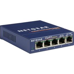 Netgear GS105GE Netzwerk-Switch, blau