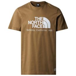The North Face - Berkeley California S/S Tee In Scrap Mat - T-Shirt Gr M braun