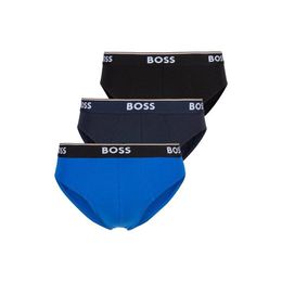 BOSS Slip Brief 3P Power (Packung, 3-St., 3er) mit BOSS Logobund, bunt