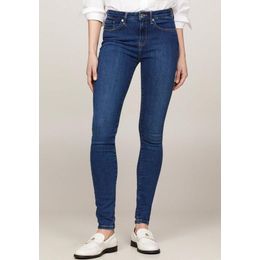 Tommy Hilfiger Skinny-fit-Jeans TH FLEX COMO SKINNY RW GYA im zeitgemäßen Design, blau