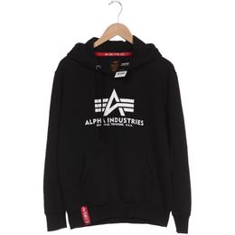 Alpha Industries Herren Kapuzenpullover, schwarz, Gr. 48