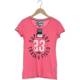 Superdry Damen T-Shirt, pink, Gr. 34