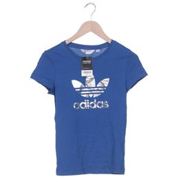 adidas originals Damen T-Shirt, blau, Gr. 38