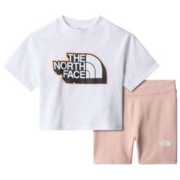 The North Face - Girl's Summer Set - T-Shirt Gr 2 weiß