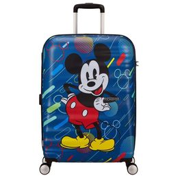 American Tourister® Trolley WAVEBREAKER DISNEY 67, 4 Rollen, Kinderreisegepäck Koffer TSA-Zahlenschloss, bunt