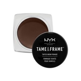 NYX Augenbrauen-Gel Professional Makeup Tame and Frame Brow Pomade, schwarz