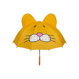 Livepac Office Stockregenschirm Kinder Regenschirm "Katze" / Farbe: gelb