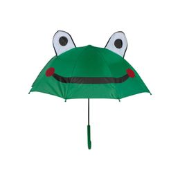 Livepac Office Stockregenschirm Kinder Regenschirm "Frosch" / Farbe: grün