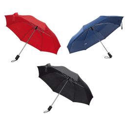Livepac Office Taschenregenschirm 3x Taschen-Regenschirm / mit Schutzhülle / Farbe: je 1x schwarz