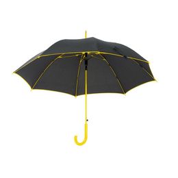 Livepac Office Stockregenschirm Automatik-Regenschirm / mit Fiberglasgestänge / Farbe: schwarz-gelb