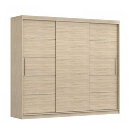 MOEBLO Kleiderschrank ELBA II (Schwebetürenschrank 2-türig Schrank Garderobe Schiebtüren Schlafzimmer